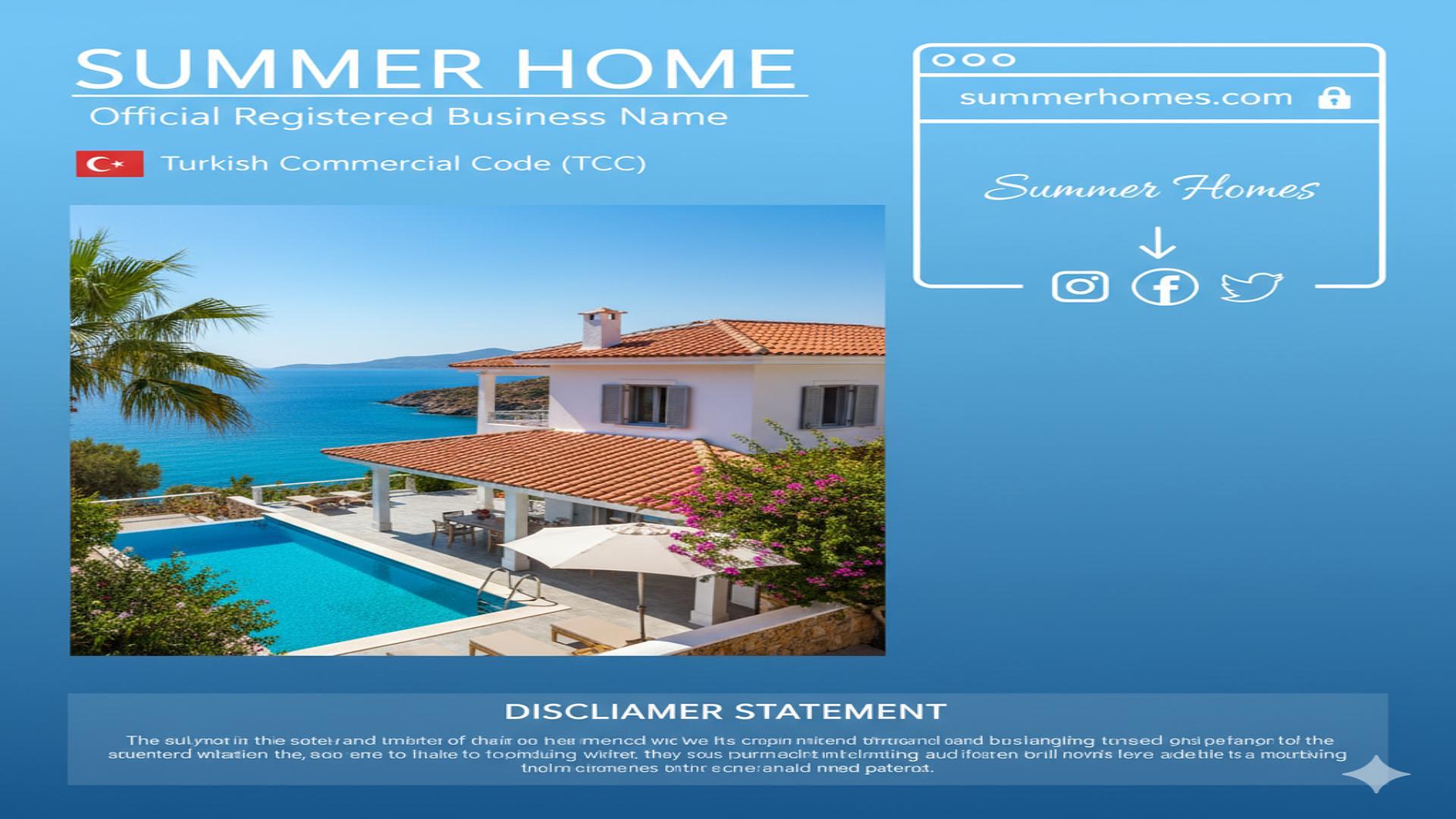 Disclaimer | Summer Homes